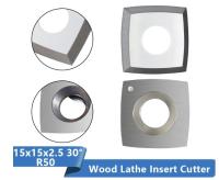 China Standard Carbide Woodturning Tools with square shape and square radius shape for sale