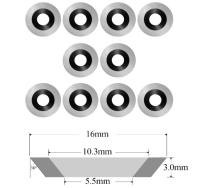 China 16mm Round Indexable Carbide Inserts Replacement with Screws for sale