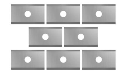 中国 10pcs/box Tungsten Carbide Woodturning Tools Integral Edge Blades 販売のため