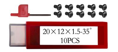 中国 10pcs/box Tungsten Carbide Woodturning Tools Integral Edge Blades 販売のため