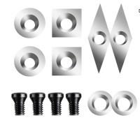 China Tungsten Carbide Indexable Inserts / Woodworking  Set with Inserts for sale