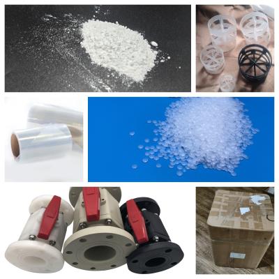 China Fluoroplásticos compatíveis com a FDA, granulados com resistência à corrosão e à temperatura à venda