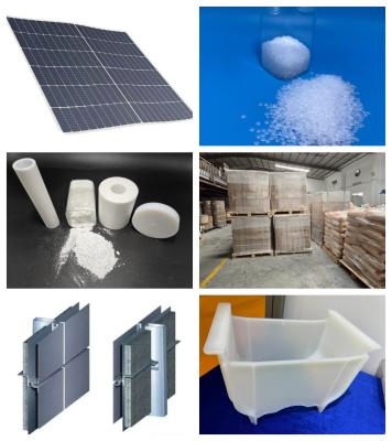 Cina Fluoropolimeri personalizzabili Materia prima Granuli Resistenza ai raggi UV Alta purezza in vendita