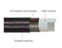 Quality PTFE Lined Flexible Hose with 304 Stainless Steel or Polyester Braided for sale