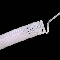 Quality Transparent Expandable FEP (F46) Spiral Coil Hose Corrosion-Resistant, Acid & for sale