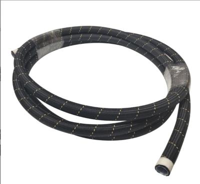 China Aramid Braided PTFE Hose Lightweight Inner Smooth Outer Convoluted Chemical-Resistant Hose 1/4–2 Inch for Food, Hydraulic, Automotive and Industrial Applications for sale