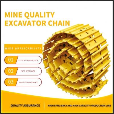 China Durable R210 track chain suitable for Hyundai R210-3 excavator part number 81EM-20010 for sale