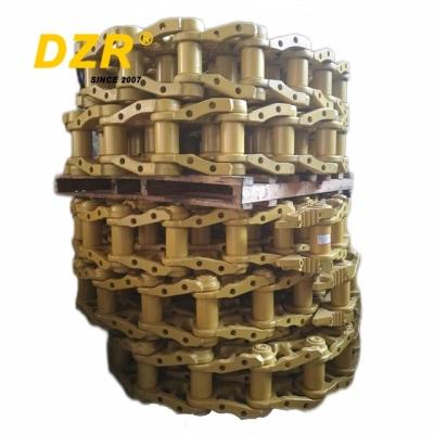 Cadenas de caucho de 10 toneladas para obras de construcción de color amarillo y duraderas