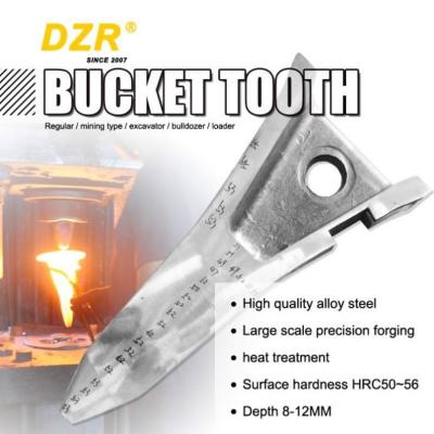 China Teeth Excavator Loader Parts Rotary Bullet for Drilling and Sieve Buckets Customizable for sale