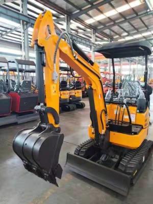 China 0.025CBM Eimerkapazität Tonnen Hydraulischer Bagger mit 1600 mm Höchstgröße zu verkaufen