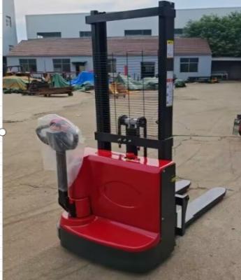 China Electric Stacker 2 Ton Walking Forklift with 5 Meters Lift Height and 24V/120Ah Battery for sale