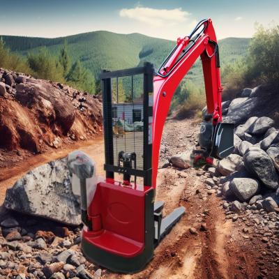 China Electric Stacker 2 Ton Walking Forklift with 5 Meters Lift Height and 24V/120Ah Battery for sale