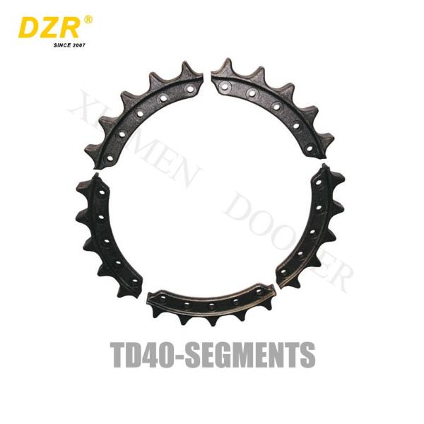 Segmento Gruppo Dozers per il comodino TD40 escavatore Sprocket Segmento sottostrada Ricambi591-07-3501