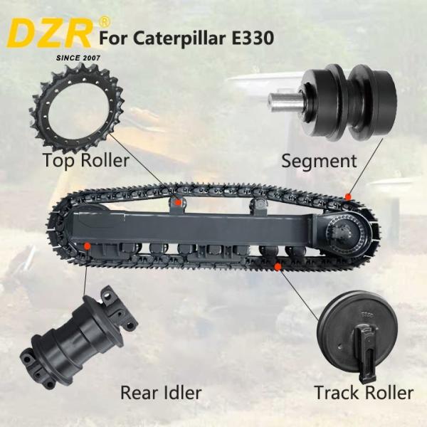 Quality Whole Undercarriage Set For CAT E330  All Series Top Track Roller Idler Sprocket Segment For Undercarriage Spare Parts for sale