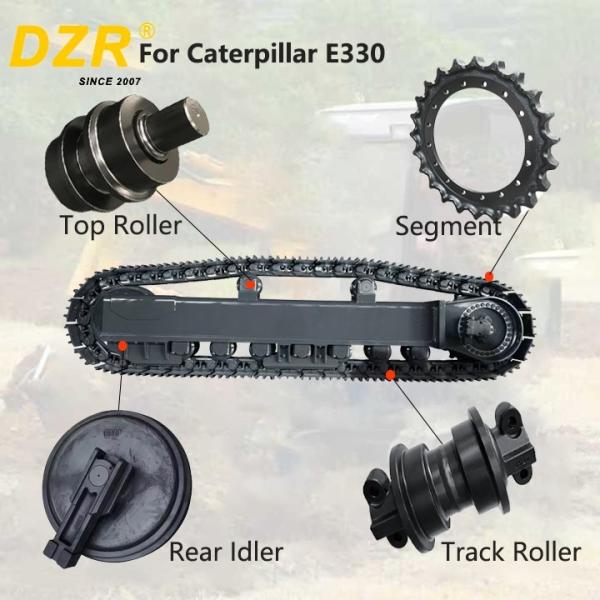 Quality Whole Undercarriage Set For CAT 330 All Series Top Track Roller Idler Sprocket Segment For Undercarriage Spare Parts for sale