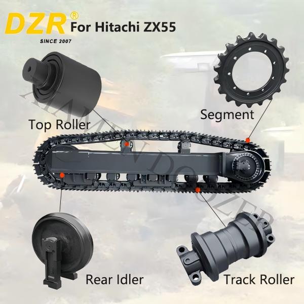 Quality Whole Undercarriage Set For CAT EC200 All Series Top Track Roller Idler Sprocket Segment For Undercarriage Spare Parts for sale