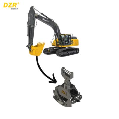 China High Strength Durable Wear Resistant Excavator Hydraulic Wood Grapple Suitable 5-18ton Excavator for sale