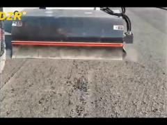 0202 Limpeza de estradas escova deslizante direção carregador fixação potência vassoura Limpeza de estradas
