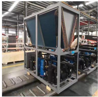 Chine Pompe à chaleur géothermique commerciale de dortoirs de pompe à chaleur de source de 19.5KW Hybrid Air à vendre
