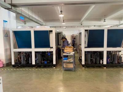 China Cascade High COP Heat Pump Unit 150Kw for R410A R134a Refrigerant for sale