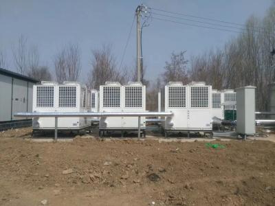 China Cascade Air Source Heat Pump 25Kw R410A Refrigerant 90 Degree Hot Water for sale