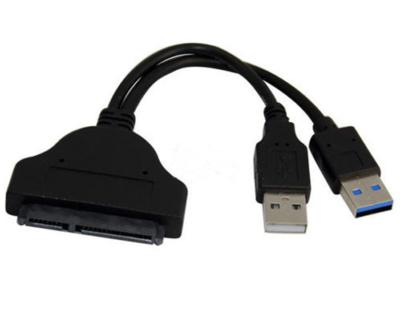 China USB to SATA 2.5" 22 pin Hard Disk Driver Convertor Adapter Cable for sale