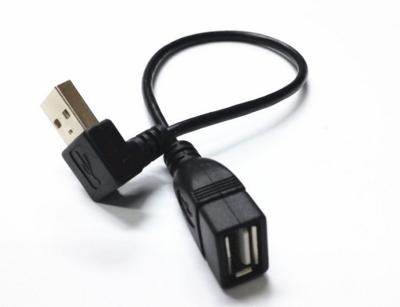China USB A female to USB A Male Up angle adapter cable for sale