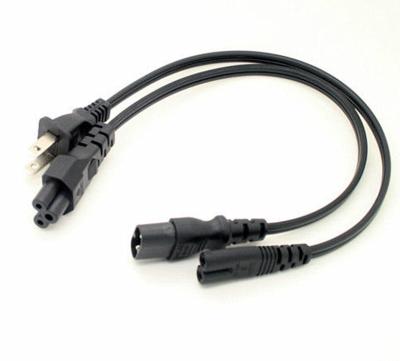 China USB Type 2 in 1 short 1ft power cord for digital camera & notebook, new for sale