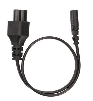 China IEC 320 3pin C6 Micky male C7 2 pin female AC Power Cord, C6 to C7 Power cord 50cm for sale