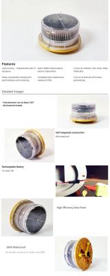 Cina LED solare Crane Aviation Light IP68 FAA impermeabile resistente ai colpi in vendita