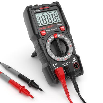 China AC DC Digital Multimeter 600V 2000 Counts Battery Tester with Flashlight for sale