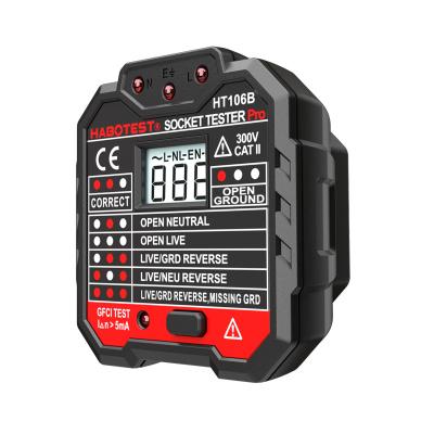 China Socket Tester 110-220V LCD Display Voltage Measurement Plug Tester for sale