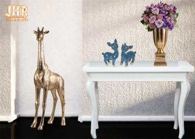 China Goud Doorbladerde van de Vazenhomewares van de Glasvezellijst van de de Puntentrompet Decoratieve de Vloervazen Te koop