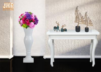 China Witte van de Vazenhomewares van de Glasvezelvloer Belangrijkste van het de Puntenhuwelijk Decoratieve Lijstvazen Te koop