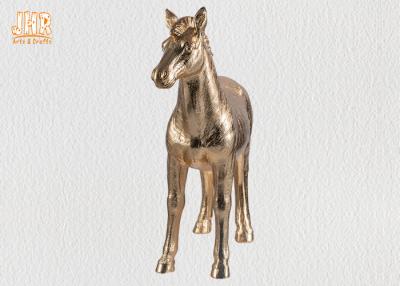 China Het decoratieve van het de Beeldjespaard van Bladgoudpolyresin Dierlijke Standbeeld van de het Beeldhouwwerklijst Te koop