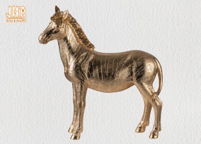 China Het decoratieve van het de Beeldjespaard van Bladgoudpolyresin Dierlijke Standbeeld van de het Beeldhouwwerklijst Te koop