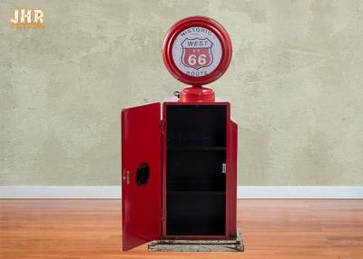 China Rode van het het Edelhouttafelblad van het Opslagrek Van verschillende media Decoratieve Houten De Klok Rode Kleur Te koop