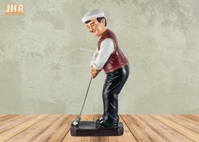 Cina Figurine da tavolo dell'oggetto d'antiquariato della statua della figurina di Polyresin della statua della figurina del giocatore di golf decorativo della resina in vendita