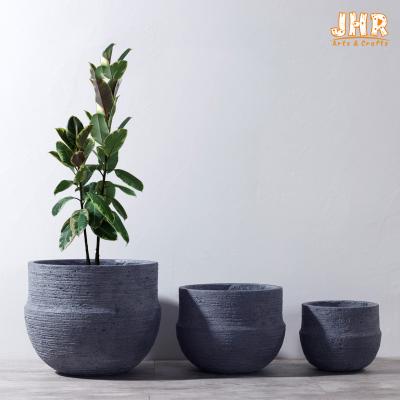 Cina Le piantatrici all'aperto della vetroresina dei vasi di Clay Flower Pots Resin Plant delle piantatrici del vaso fanno il giardinaggio piantatrici del patio dei vasi in vendita
