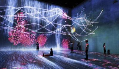 China Fireproof 3D Hologram Screen Polyamide Transparent Holographic Screen For Live Show for sale