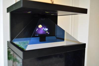 China 3D Holografische de Piramidedoos van hologramshowcae voor Museumtentoonstelling for sale