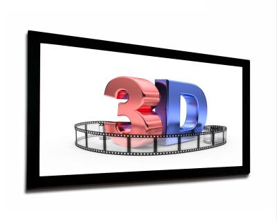 China HD Cinema Projection Screen with 10Cm Frame for 4K Cinema for sale