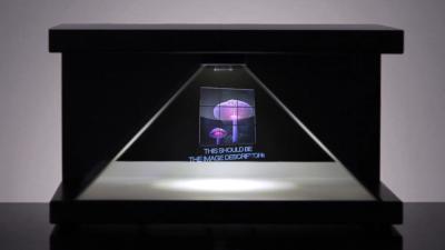 China Outdoor LED Advertising Screen 3D Hologram Display Box 135X82X72 AC110V for sale