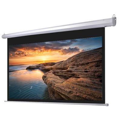 Китай 1:1 60" моторизованный экран с дистанционным управлением, штейновый белый экран репроектора ткани для кинотеатра продается