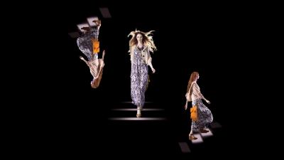China Holographic Reflective Foil Stage Holographic Projection System 30m Length for sale