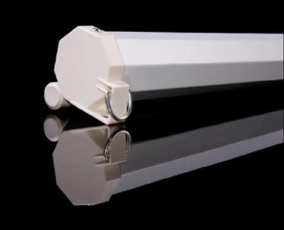 China Manual Ceiling Mount Projection Screen With Self Locking 100 Inch Pull Down for sale