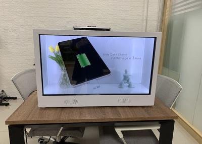 Cina Esposizione LCD trasparente a 75 pollici della piramide dell'ologramma di mostra 3D del museo dei gioielli della vetrina in vendita