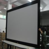 China 16:9 150inch 80mm Fixed Frame Laser Projector Screen UST Projection Screen for sale