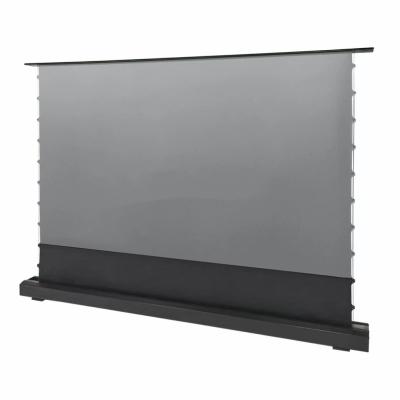 China 100inch Motorized Floor Rising ALR Projector Screen for Ultra Short Throw Projectors with Tab Tensioned Structure for sale