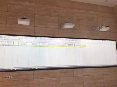 China El polvo negro cubrió el tamaño 10/15 de marco del cm de la pantalla de proyector del marco fijo en venta